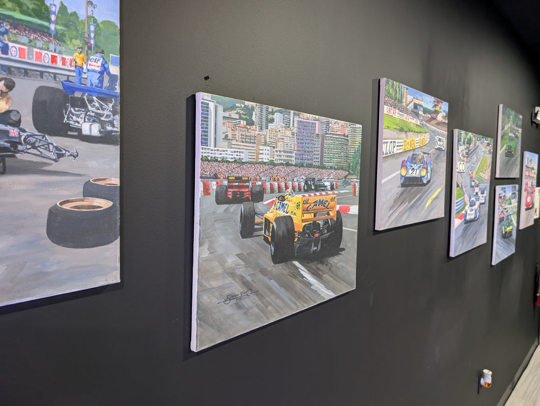 "John Player Special at the Paddock" by Simon Ward - 20" x 24" – Car ...